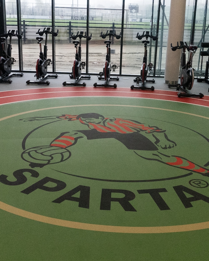 Zo ziet het nieuwe trainingscomplex van Sparta er van binnen uit ...