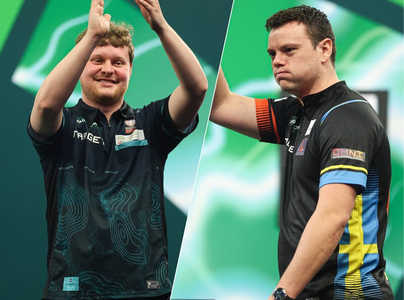 Kevin Doets via thriller naar laatste 16 op WK darts, Jeffrey de Graaf ...