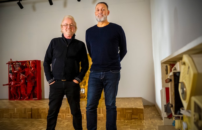 Ongeneeslijk zieke Harry de Winter exposeert in galerie Hugo Borst, en ...