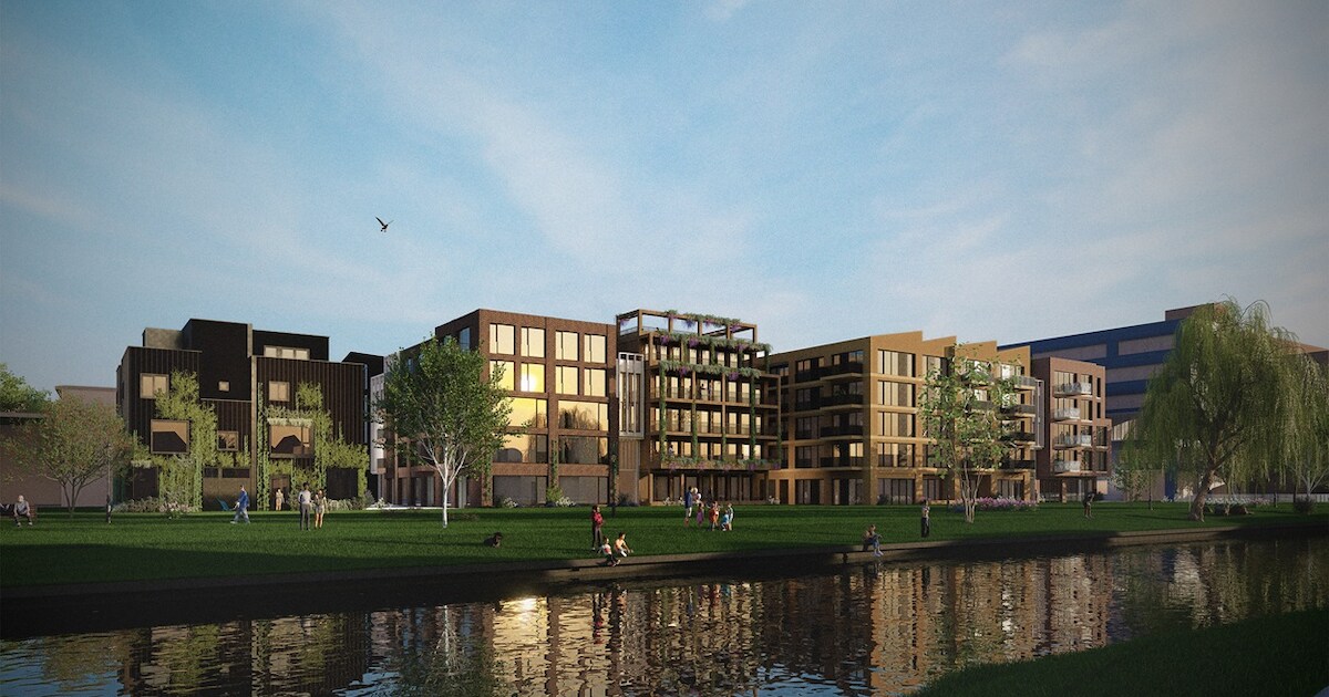 Leidse Stadsbouwhuis wordt vervangen door 157 nieuwe woningen - Oozo.nl
