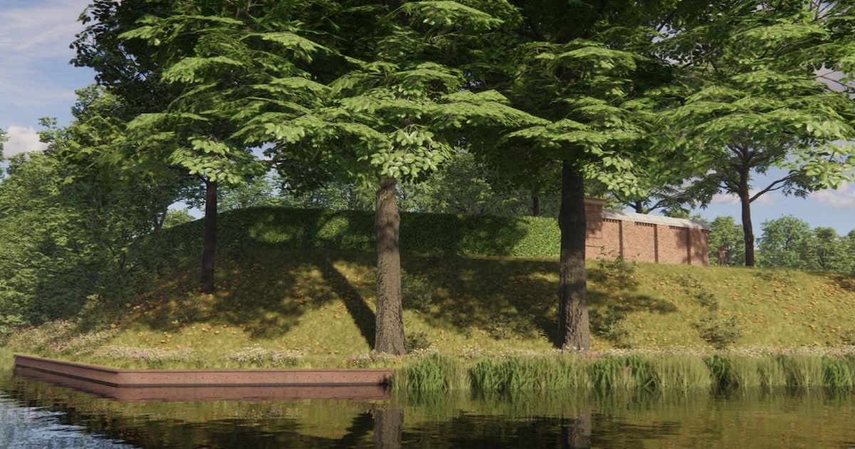 Bomen en struiken domineren nieuw plan bastions van stadswallen in ...