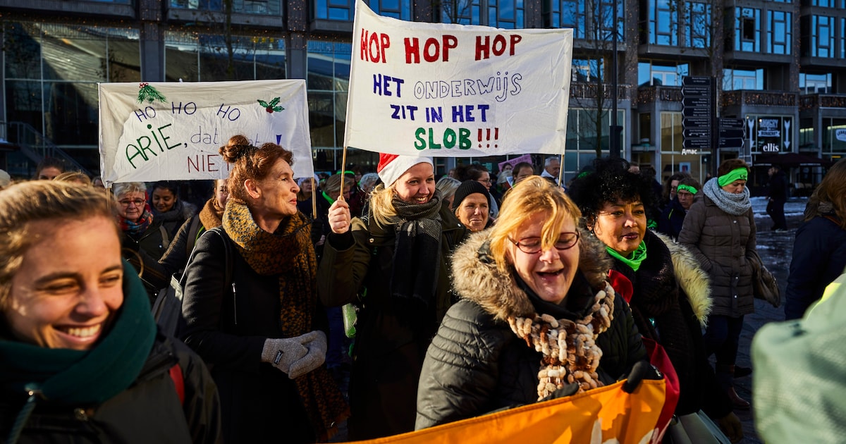 90 procent van basisscholen bleef vandaag dicht: stoppen is geen optie ...