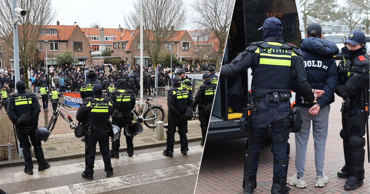 Agent op achterhoofd geslagen bij demonstratie tegen opvang in Den Haag ...