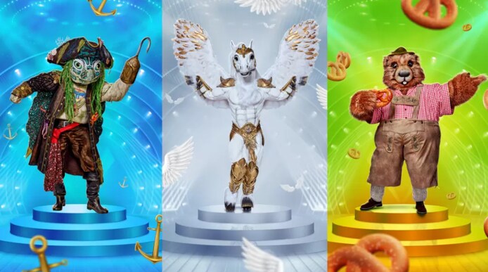 Van de maan tot de pegasus: deze pakken doen mee aan The masked singer ...