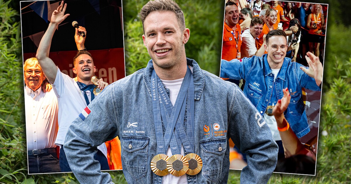 Feestende Harrie Lavreysen is al drie weken lang even geen topsporter ...
