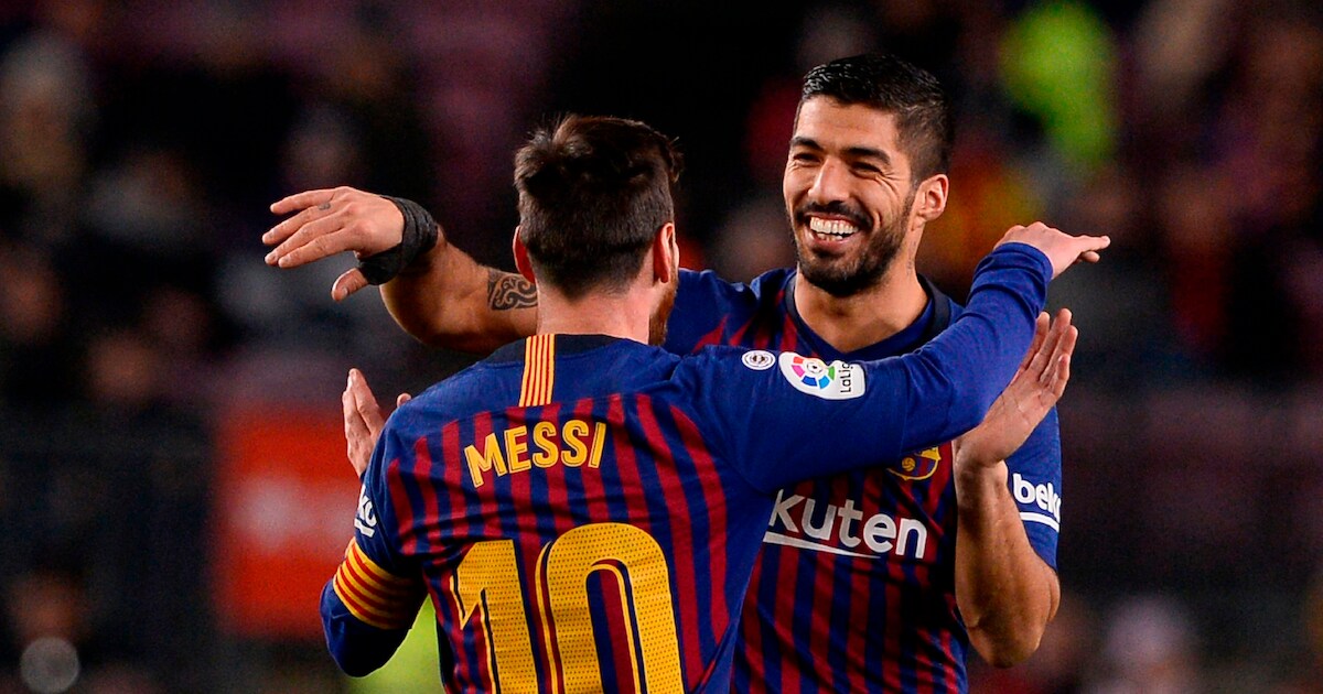 Voetbalvrienden Luis Suárez en Lionel Messi herenigd bij Inter Miami ...
