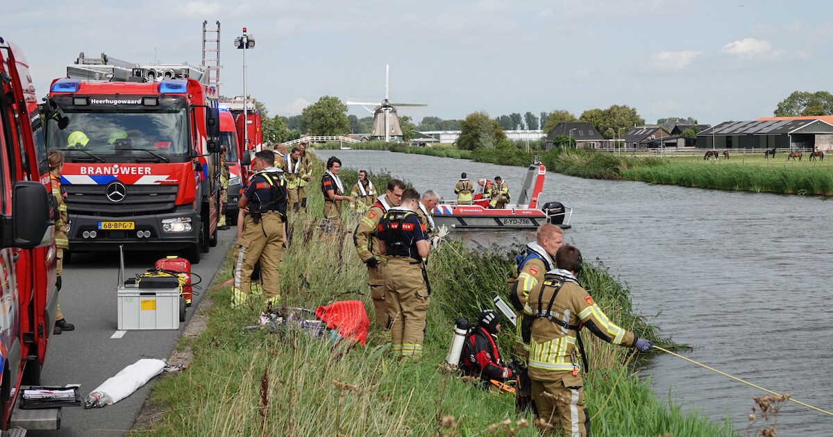 Vermiste vrouw na urenlange zoekactie levend uit water gehaald in Heerhugowaard | 112 nieuws ...