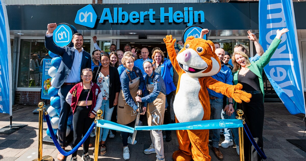 Albert Heijn Euterpeplein opent deuren weer na wekenlange verbouwing ...