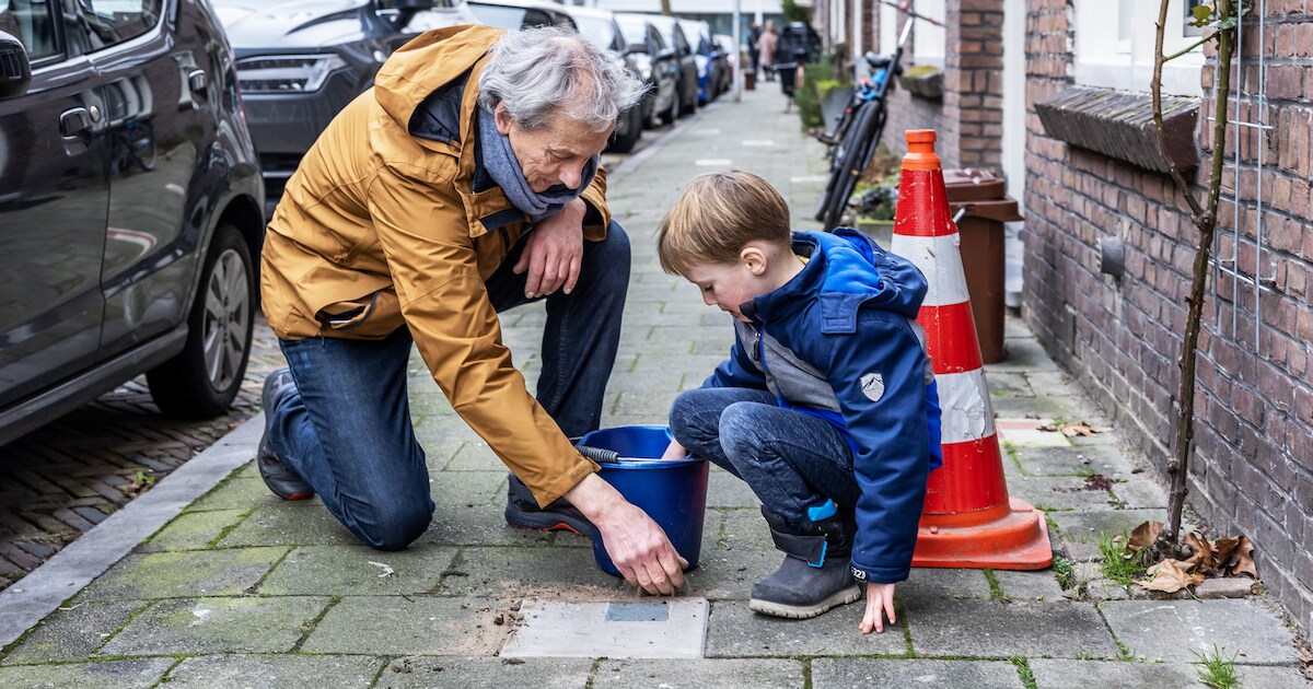 Authentieke tegeltjes brengt jong en oud in deze Utrechtse straat bij ...