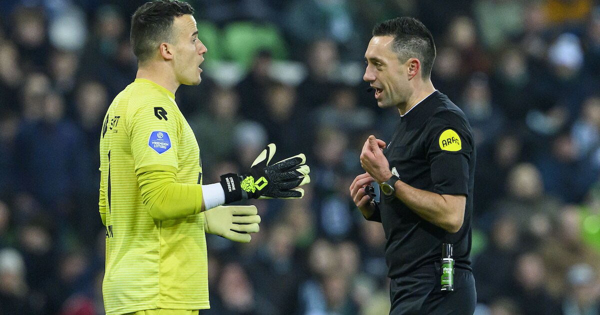 Etienne Vaessen voorwaardelijk geschorst nadat keeper FC Groningen ...