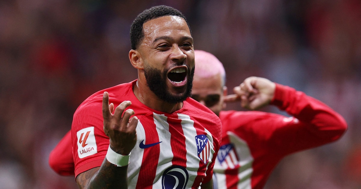 Wereldgoal Memphis Depay helpt Atlético Madrid aan flitsende ...