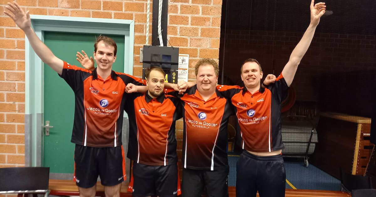 Tafeltennissers van SKF keren na acht jaar terug in de eredivisie: ‘Een ...