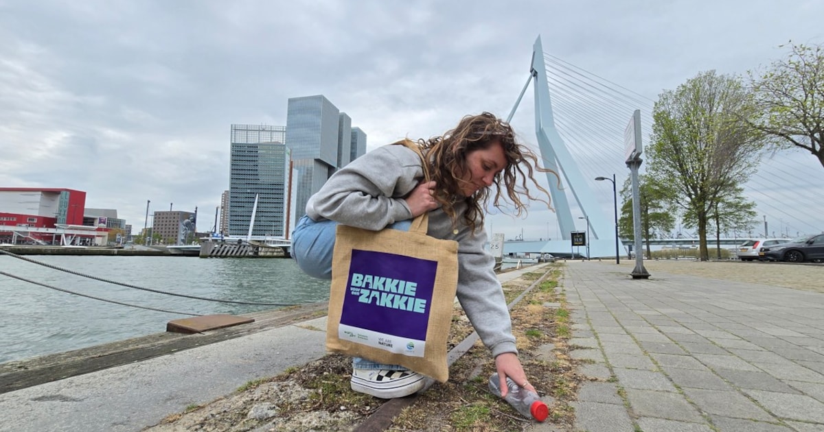 Afval rapen in ruil voor gratis koffie of ijsje: Rotterdam start met ...