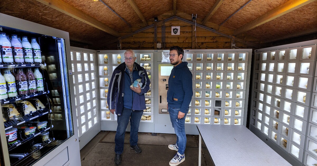 Verse kaas en melk van de boer om de hoek? Die trek je uit de muur ...