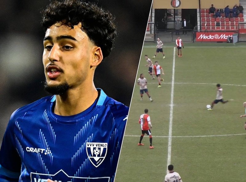 Wondergoal vanuit de middencirkel: bizarre treffer kan Jong Feyenoord ...