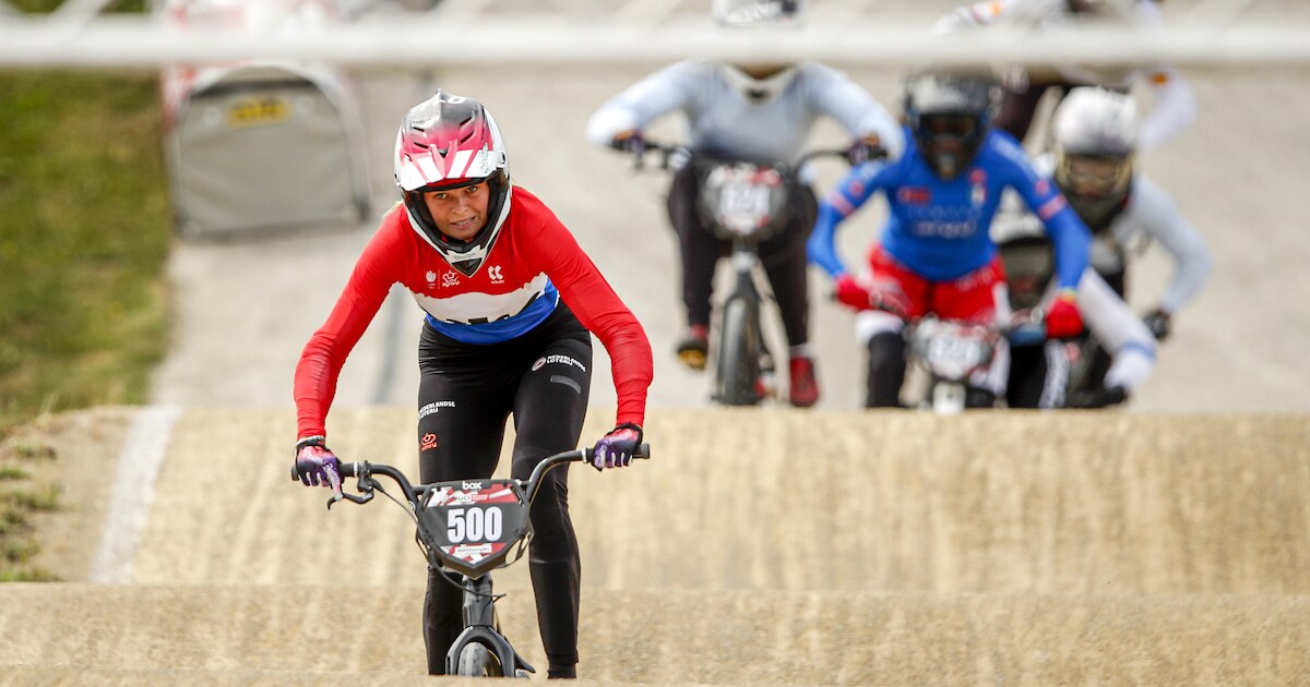 BMX’er Michelle is klaar voor het EK: ‘Een half rondje rollen over de ...