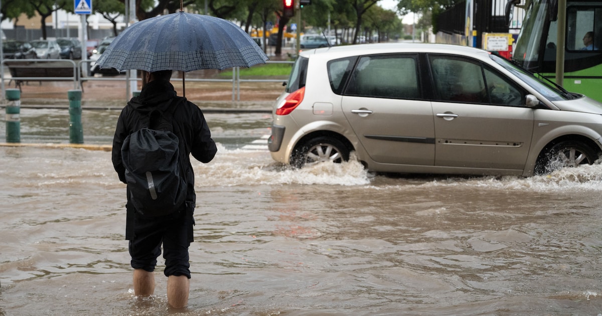 Opnieuw noodweer op komst in Zuid-Europa, veel regenval in Valencia ...
