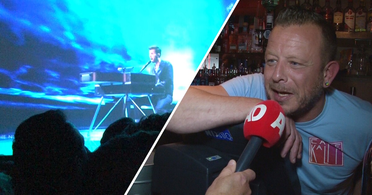 Bezoekers café Kalff uit hun dak voor Duncan Laurence | Utrecht | AD.nl