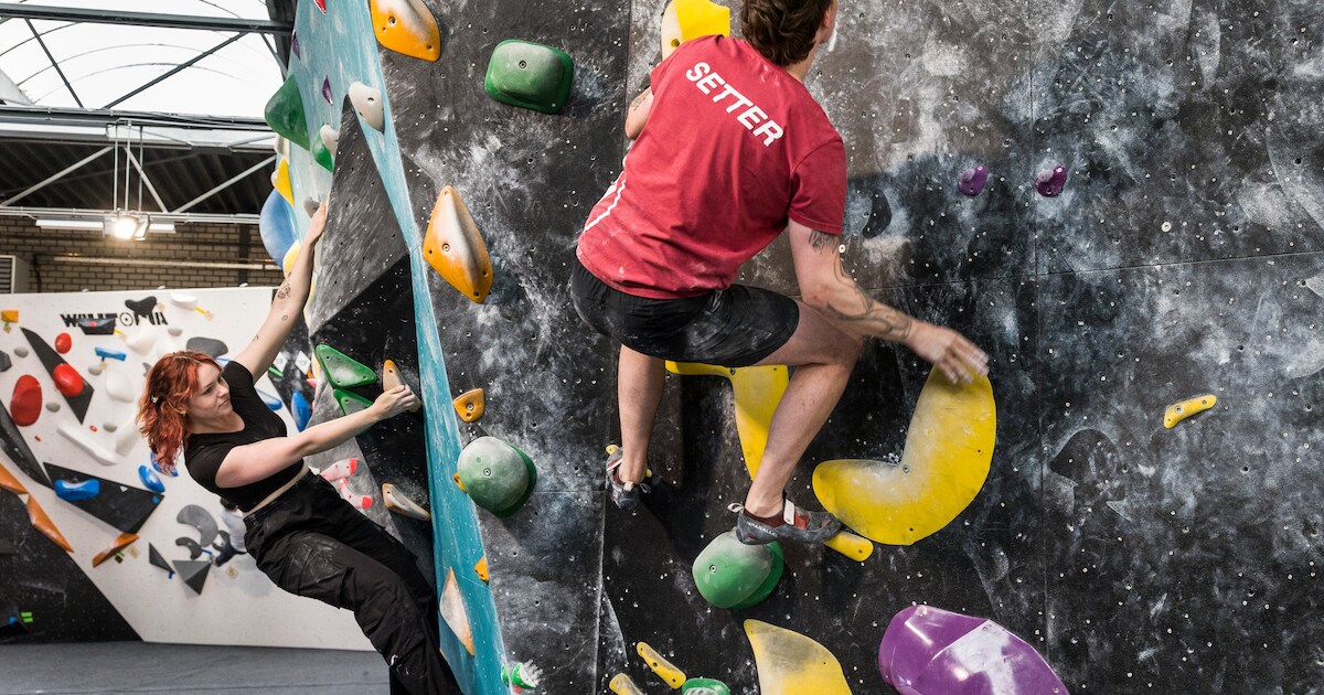 Test je klimtalent en uitrusting op de Bergsportdag in Nieuwegein ...