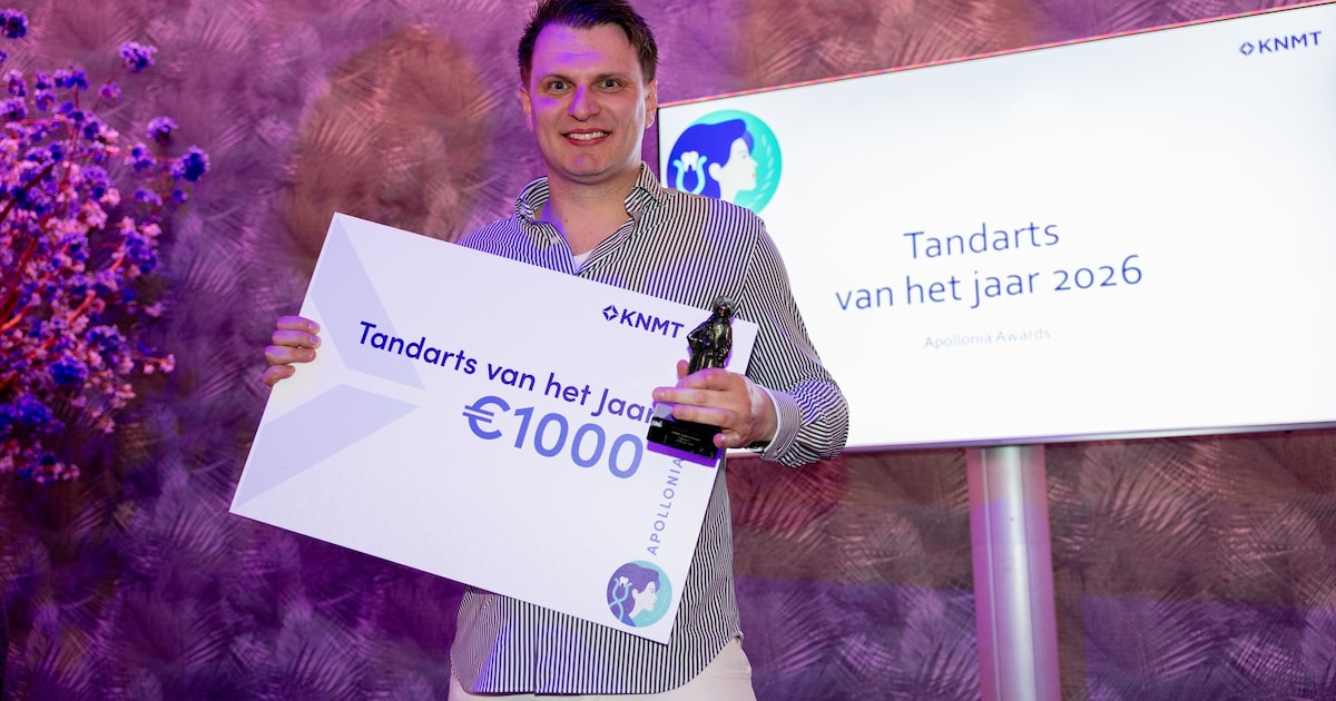 Veenendaler Luuk van den Bosch is Tandarts van het Jaar 2026 | Regio ...