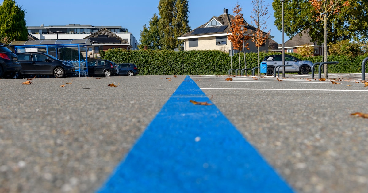 Meerssen krijgt markeringen voor blauwe zone: niet toegestaan om in ...